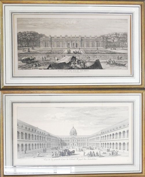 Jacques Rigaud | Jacques RIGAUD after Views of the Palais Bourbon from ...