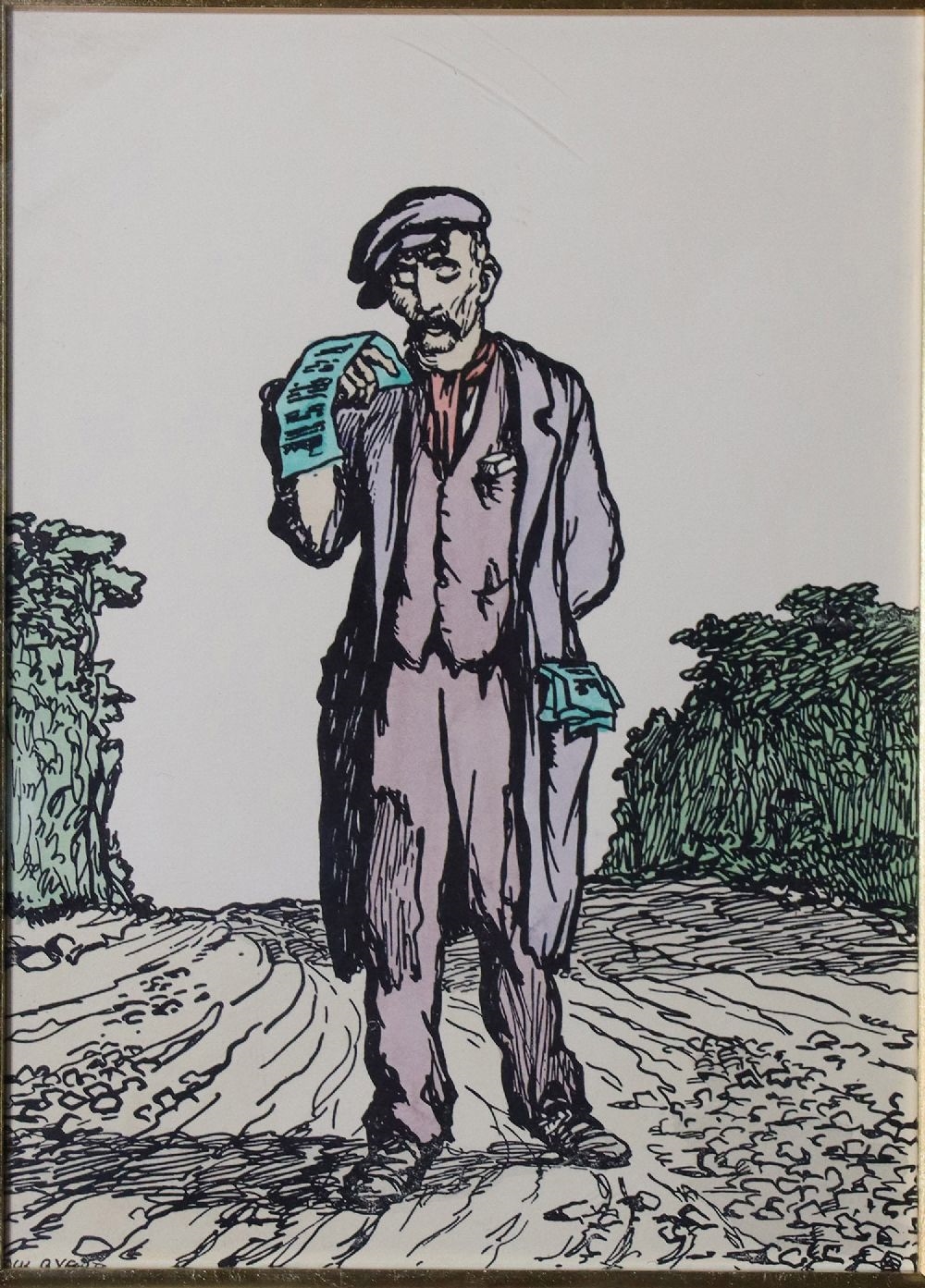 Jack B. Yeats | THE BALLAD SINGER | MutualArt