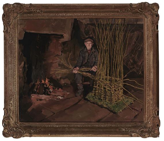 Robert Taylor Carson | THE BASKET WEAVER | MutualArt