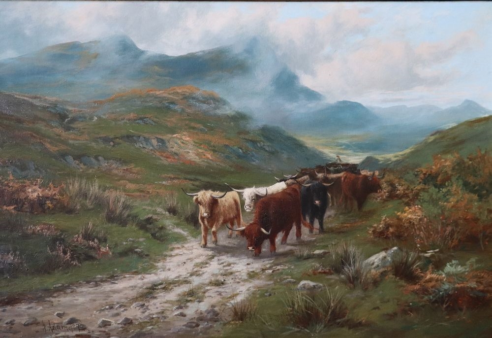 Joseph Adam | HERDING THROUGH THE VALLEY | MutualArt