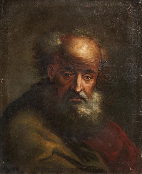 German School, 17th Century | Bärtiger Prophet. | MutualArt