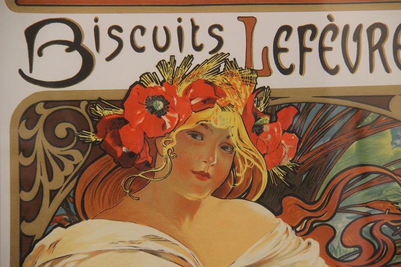 Alphonse Mucha | Alphonse Mucha, Biscuits Lefevre-Utile Lithograph ...