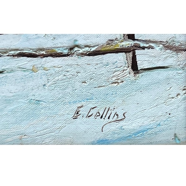 Earl Collins | Earl Edward Collins, Oil on Board Winter Scene | MutualArt