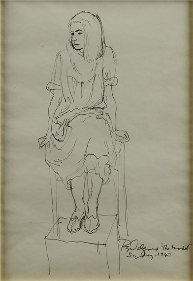 Roy Dalgarno | The Model (1947) | MutualArt