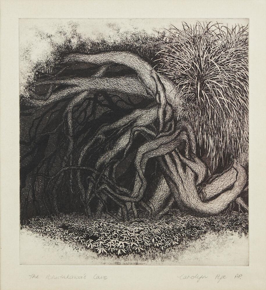 Carolyn Pye | The Pohutukawa's Cave | MutualArt