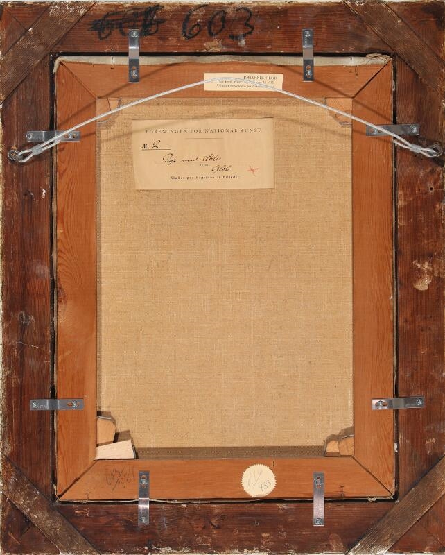 Johannes Einer Andersen Glob | Pige med æbler | MutualArt