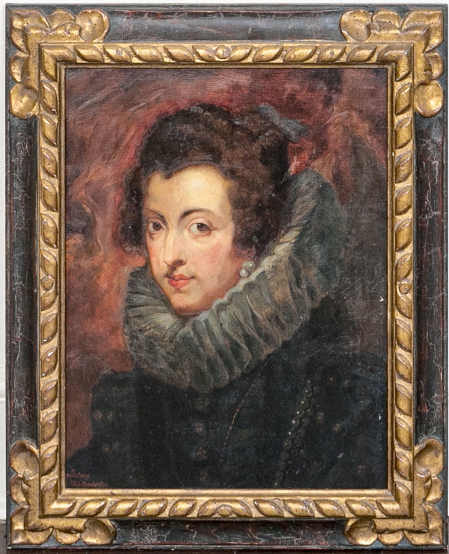 Peter Paul Rubens | 17th Century Style Portrait Of A Lady (17th Century ...
