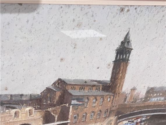 Marc Grimshaw | Mark Grimshaw: pastel of Manchester Canal | MutualArt