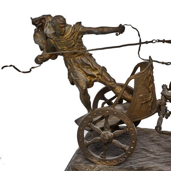 Antonio Vanetti | BRONZE FIGURAL GROUP OF A ROMAN CHARIOT | MutualArt