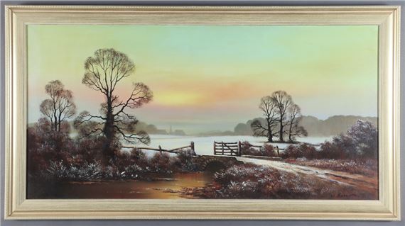 Wendy Reeves | rural sunset scene | MutualArt