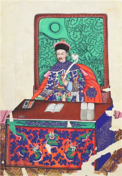 Chinese School, 19th Century | Manchu Tartar General and his wife ...
