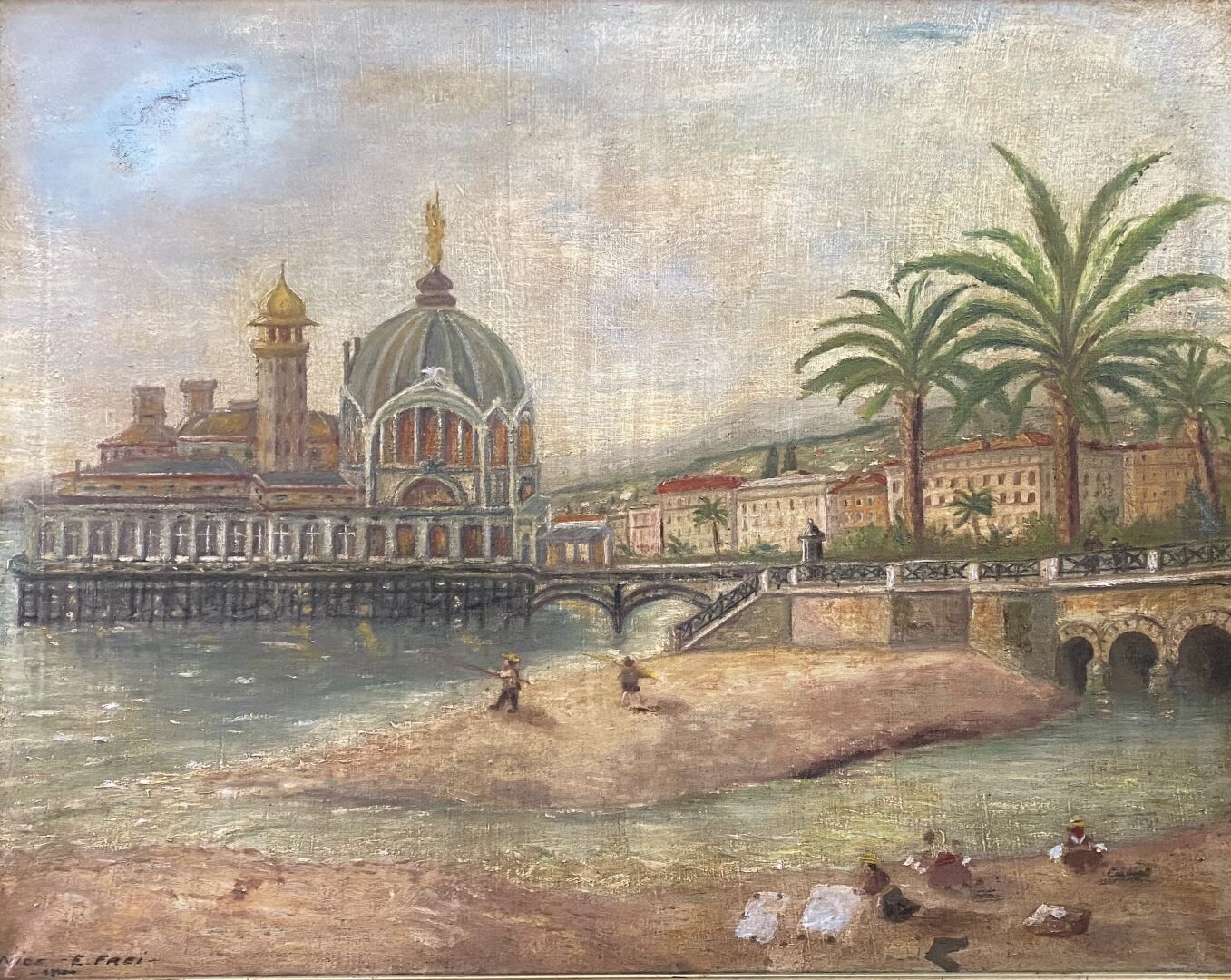 Emil Frei | Vue de la Jetée-Promenade à Nice (1910) | MutualArt