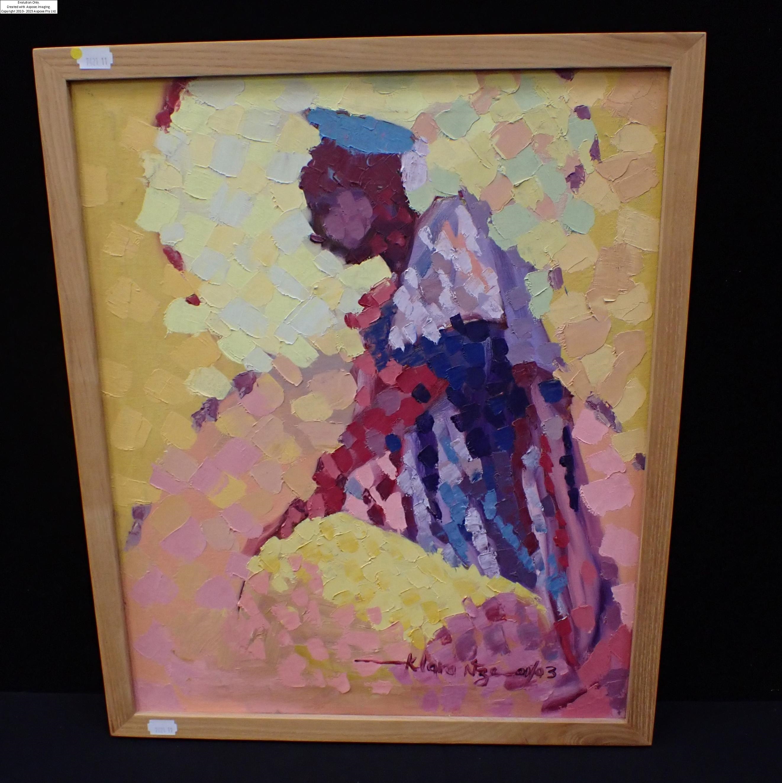 Klara Nze | Robed figure | MutualArt