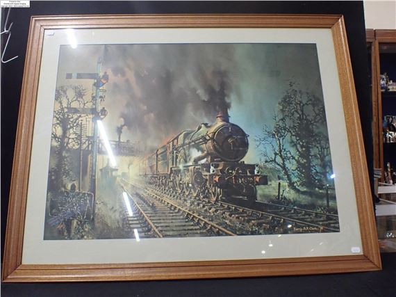 Barrie A.F. Clark | a reproduction of a painting of a Great Western ...