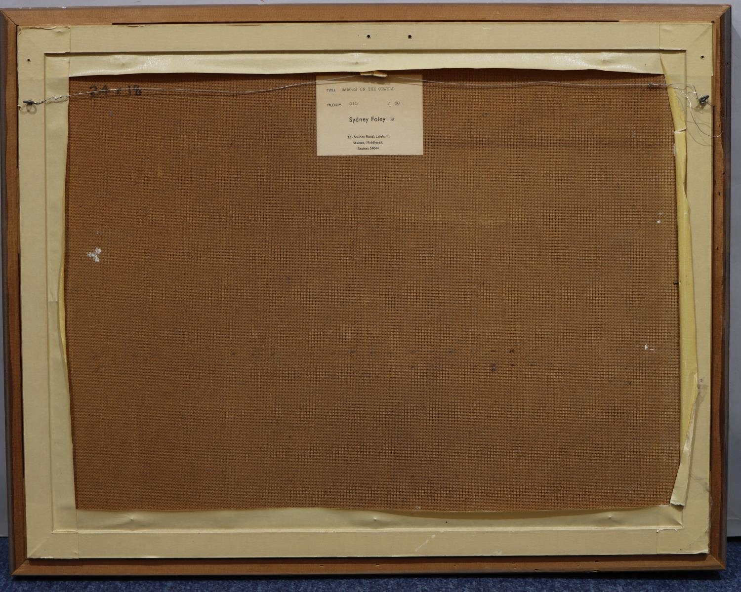 Sydney Foley | Barges on the Orwell | MutualArt