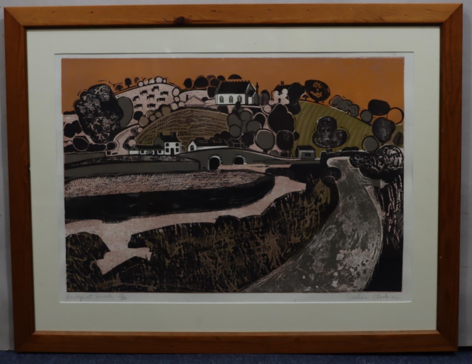 Graham Clarke | Cottage in a Valley (1966 - 1967) | MutualArt