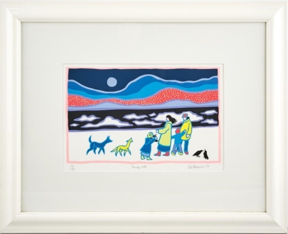Ted Harrison | Snowfall | MutualArt