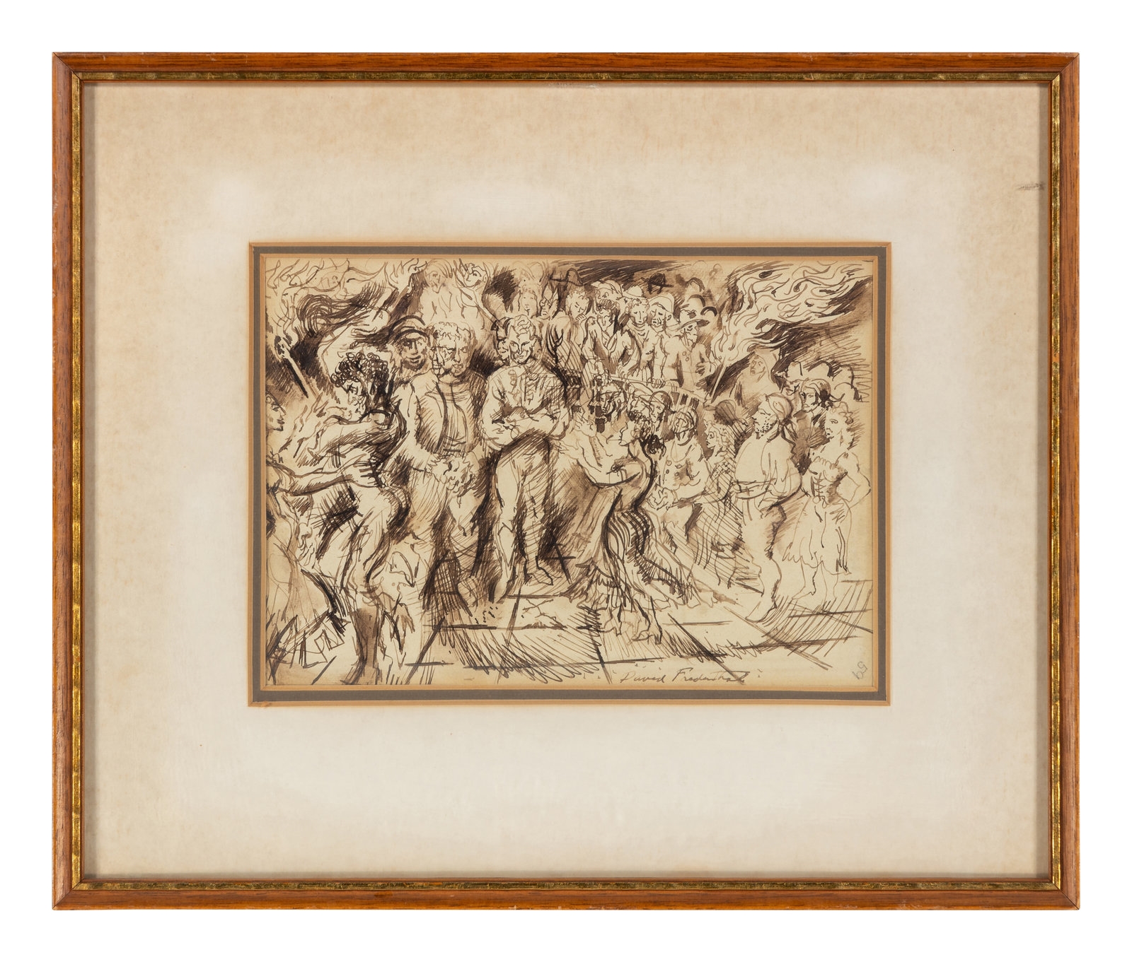 David Fredenthal | Apocalyptic Vision (Circa 1940s) | MutualArt