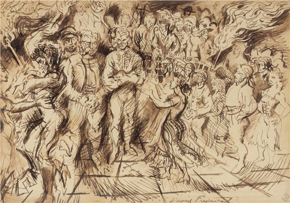 David Fredenthal | Apocalyptic Vision (Circa 1940s) | MutualArt