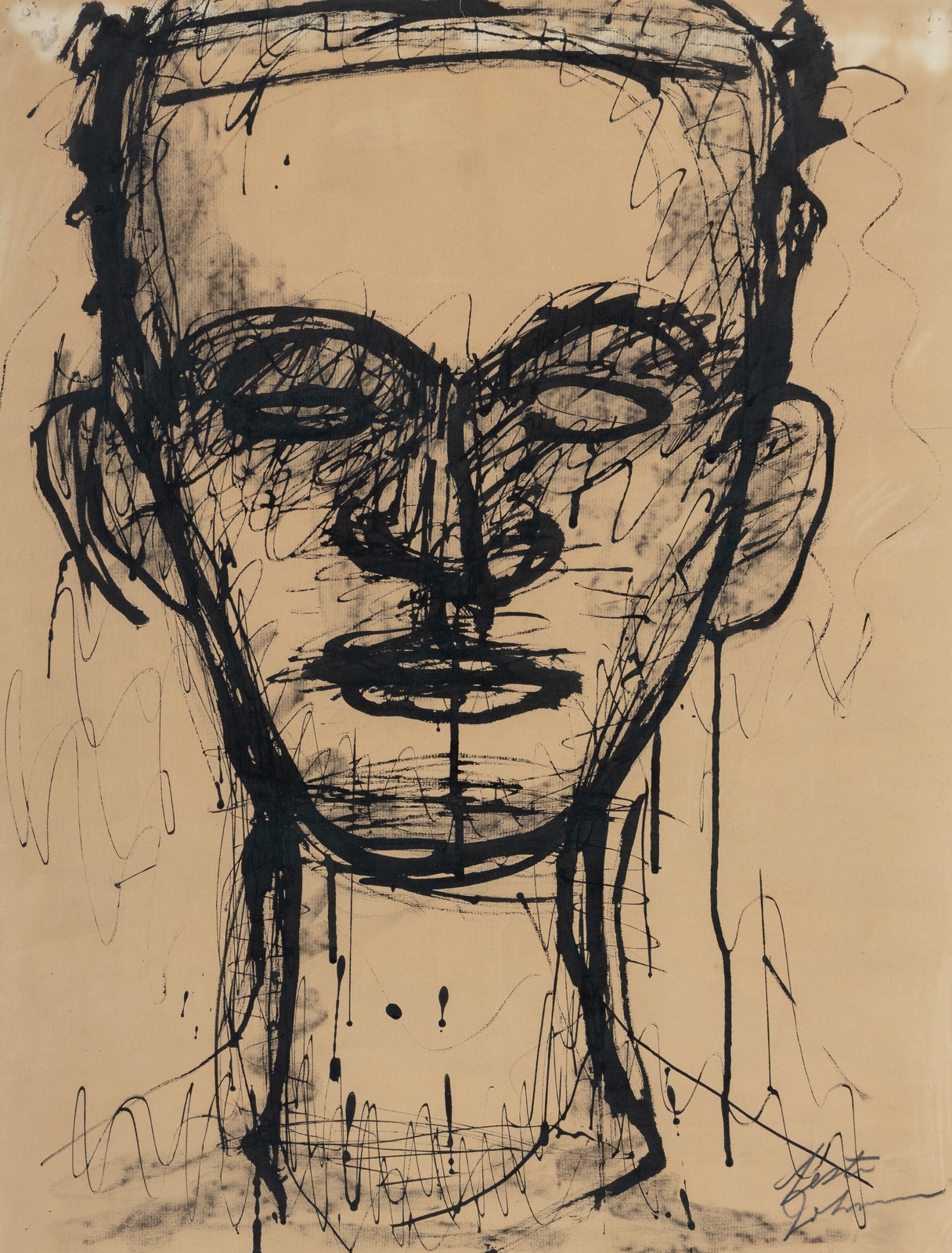 Lester Johnson | Kurro Head | MutualArt