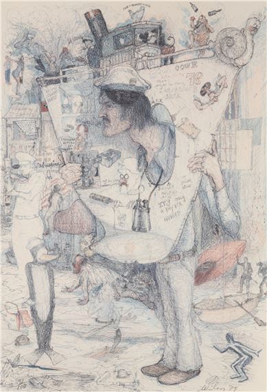 William T. Wiley | Captain Crowbar (1979) | MutualArt
