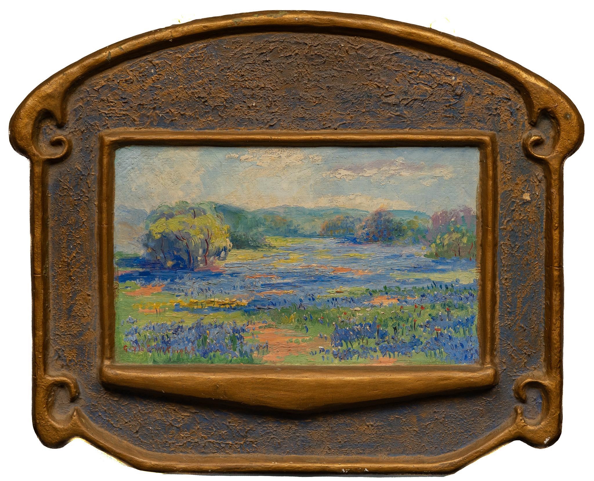 Gayle Mcknight | Bluebonnet Landscape (Circa 1940s) | MutualArt