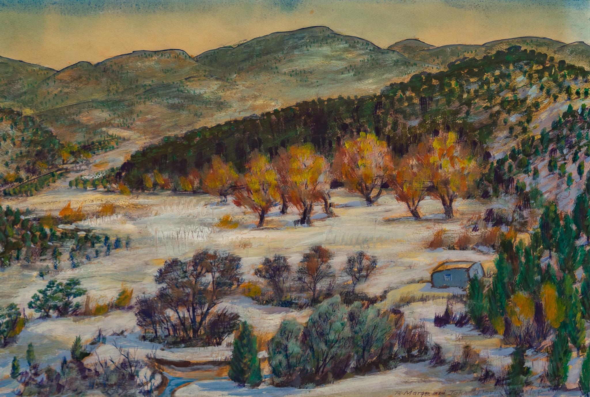 David Dunlap | Mountain Cabin | MutualArt