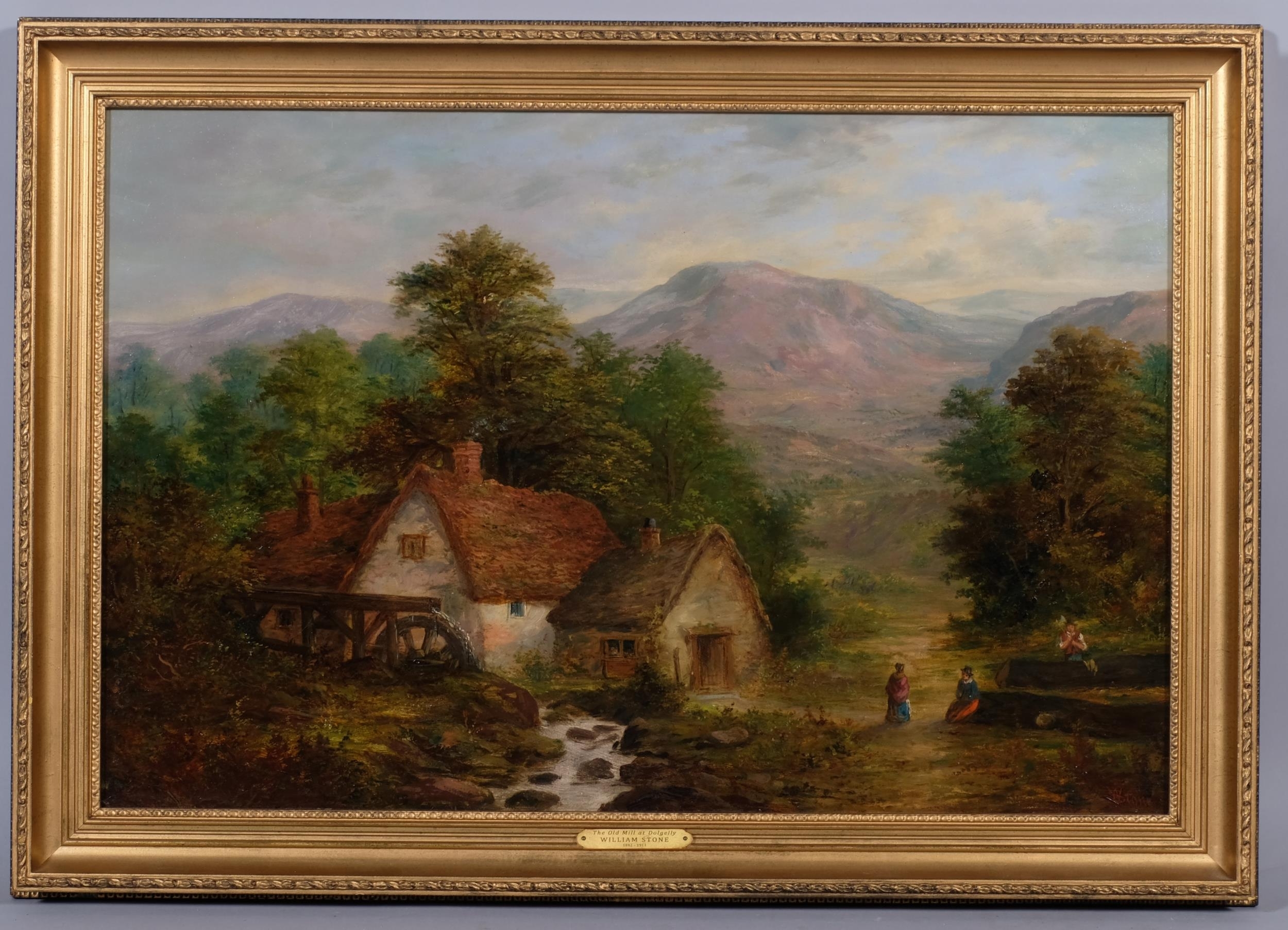 William Stone | Cottage on the river side | MutualArt