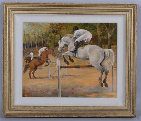 Sarah Aspinall | show jumping scene | MutualArt