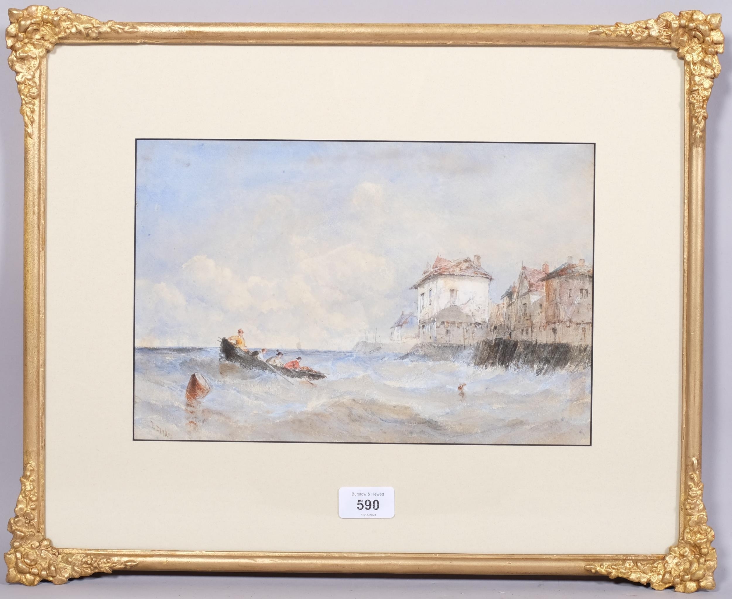 Edward Tucker | fishing boat off the north coast | MutualArt