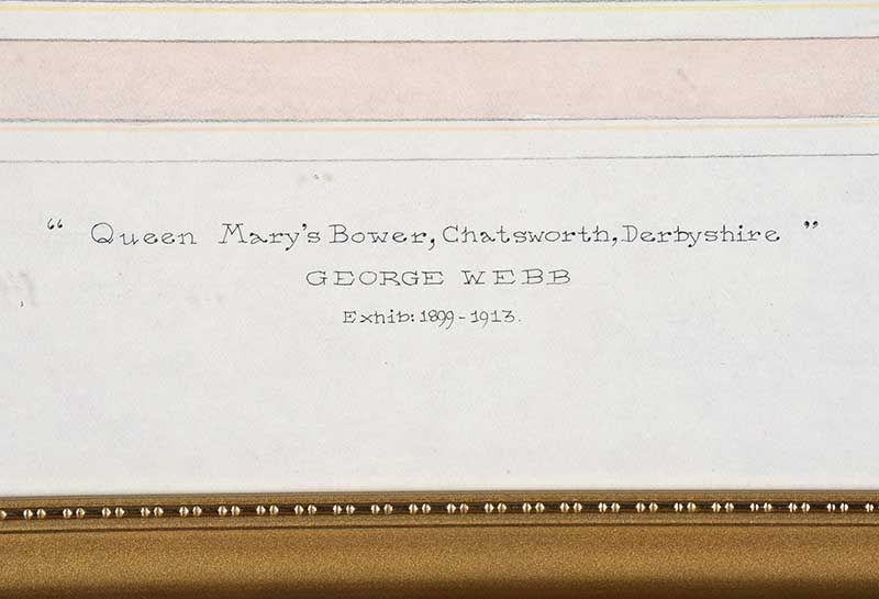 G. Webb | FRAMED WATERCOLOUR DRAWING | MutualArt