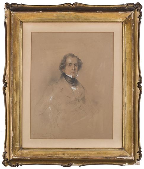 Georges Woodley | Portrait couple (1843) | MutualArt