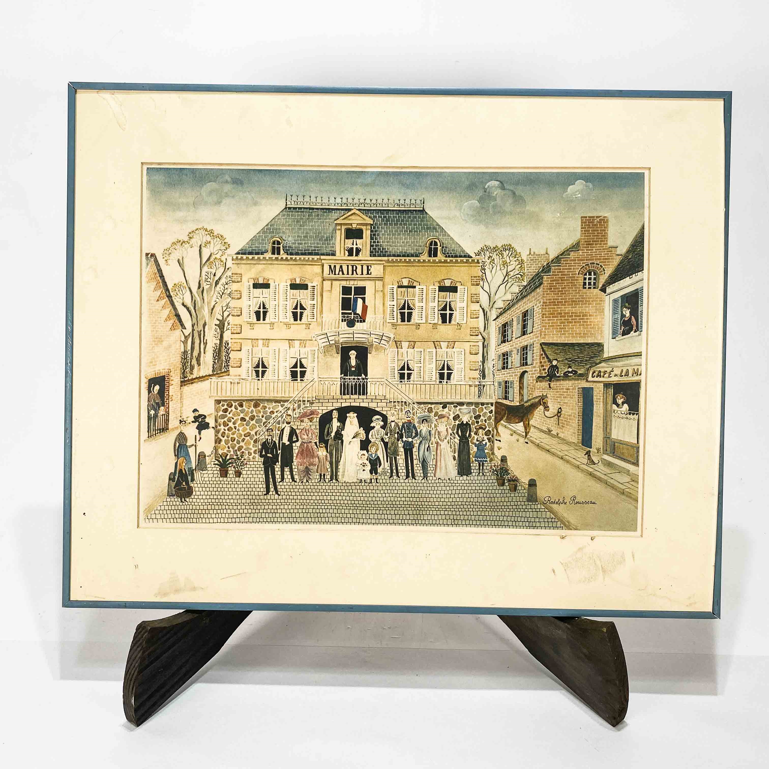 Rodolphe Rousseau | Casamiento personajes y edificios | MutualArt