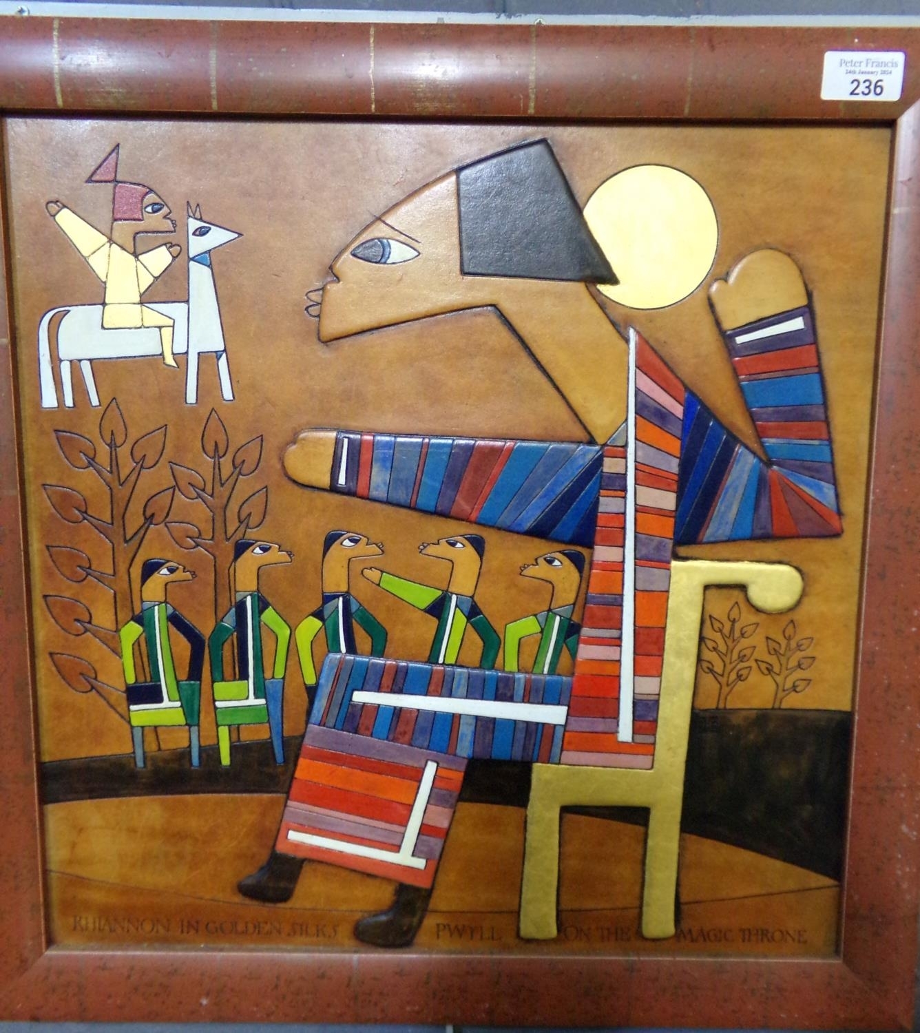 John Cleal | 'Rhiannon in golden silks' (2010) | MutualArt