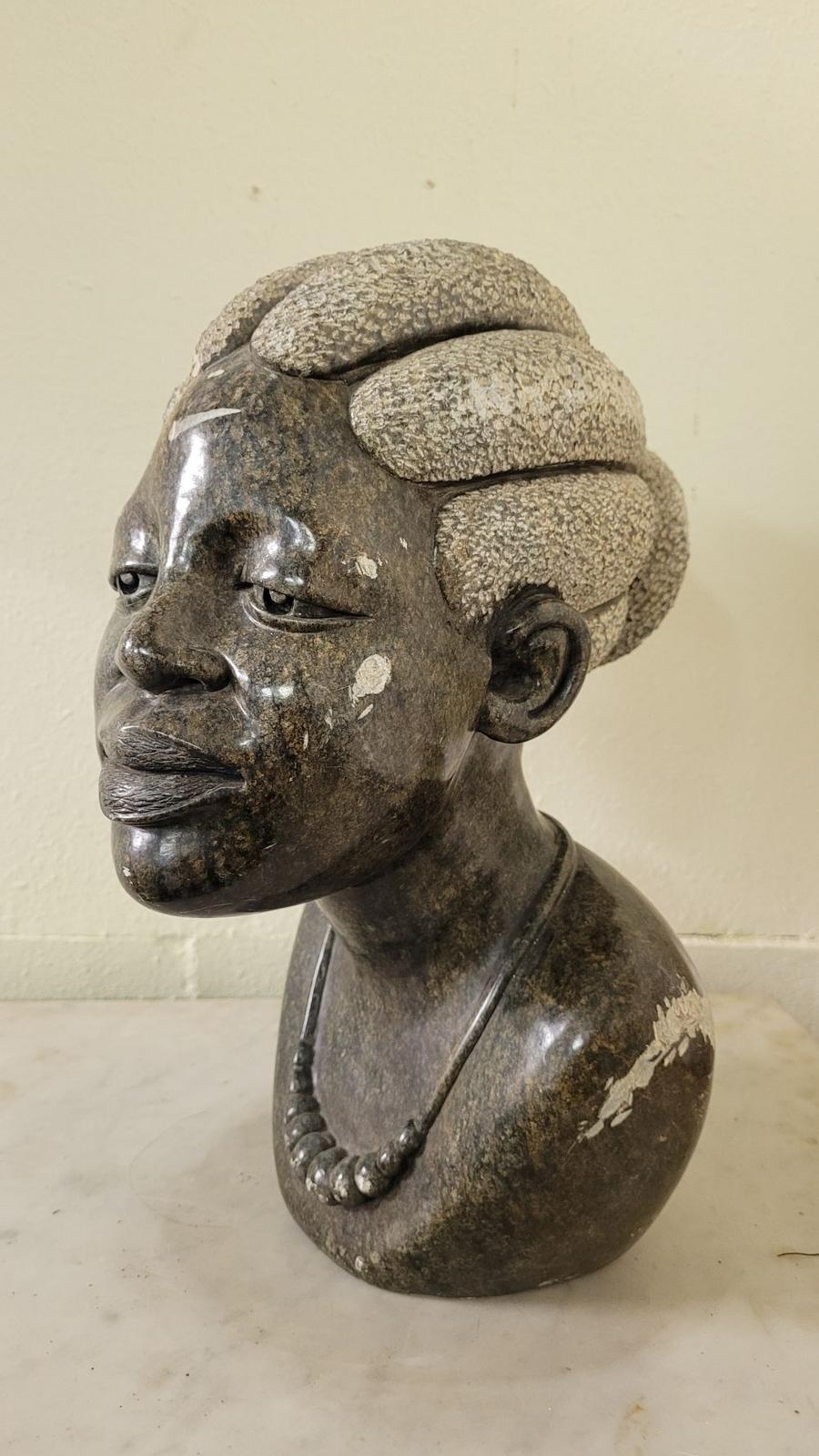Joe Maseko | BUST OF A YOUNG WOMAN | MutualArt