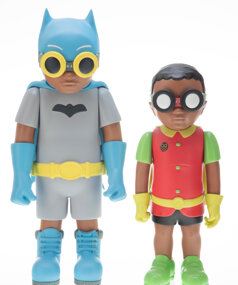 Hebru Brantley | Flynamic Duo - Batboy '66 and Sparrow '66 (two works ...