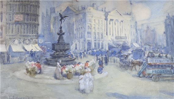 Ida Lovering | Piccadilly Circus | MutualArt