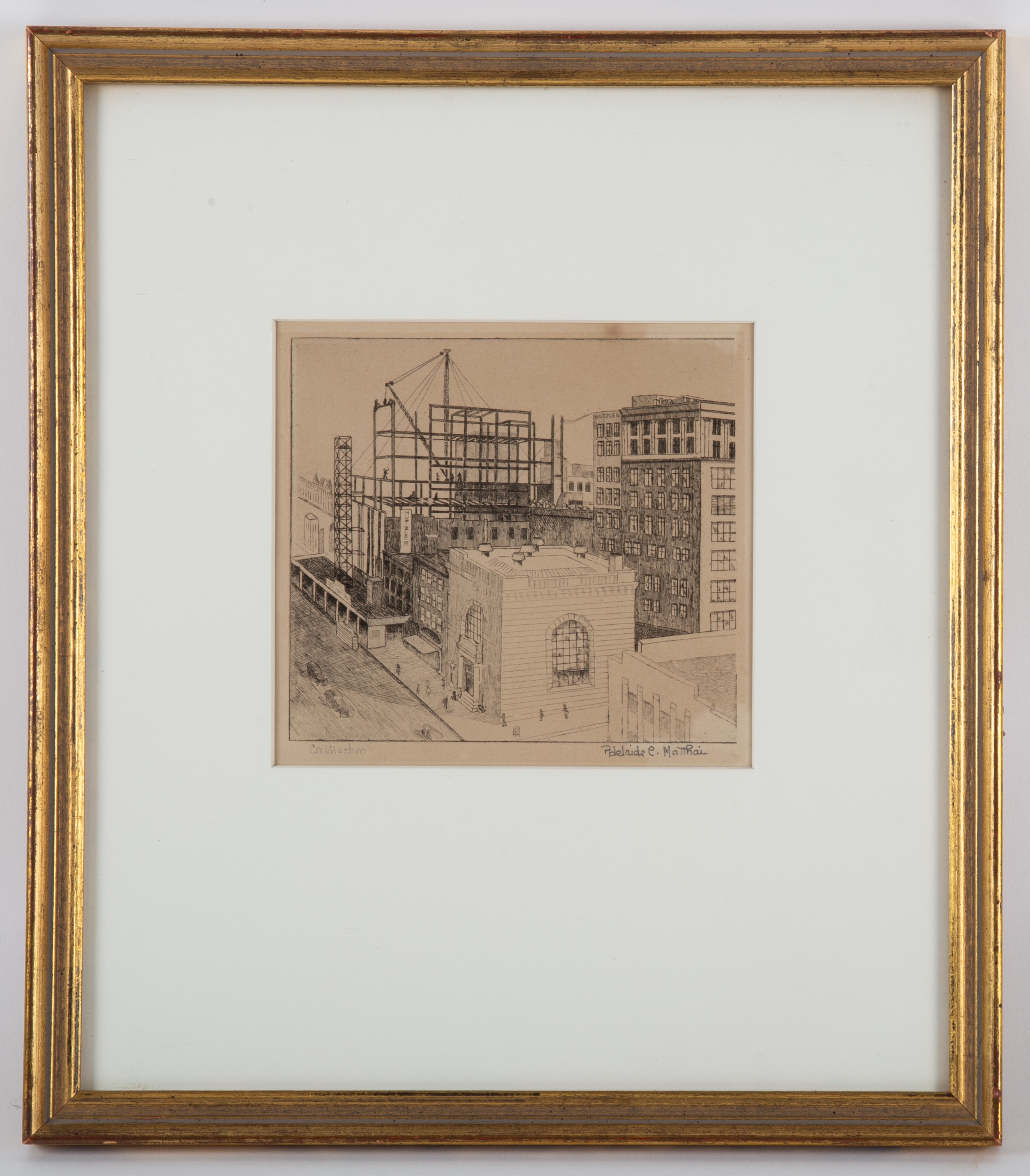 Adelaide C. Mattai | BALTIMORE ARTIST ADELAIDE MATTHAI ETCHING (1932 ...
