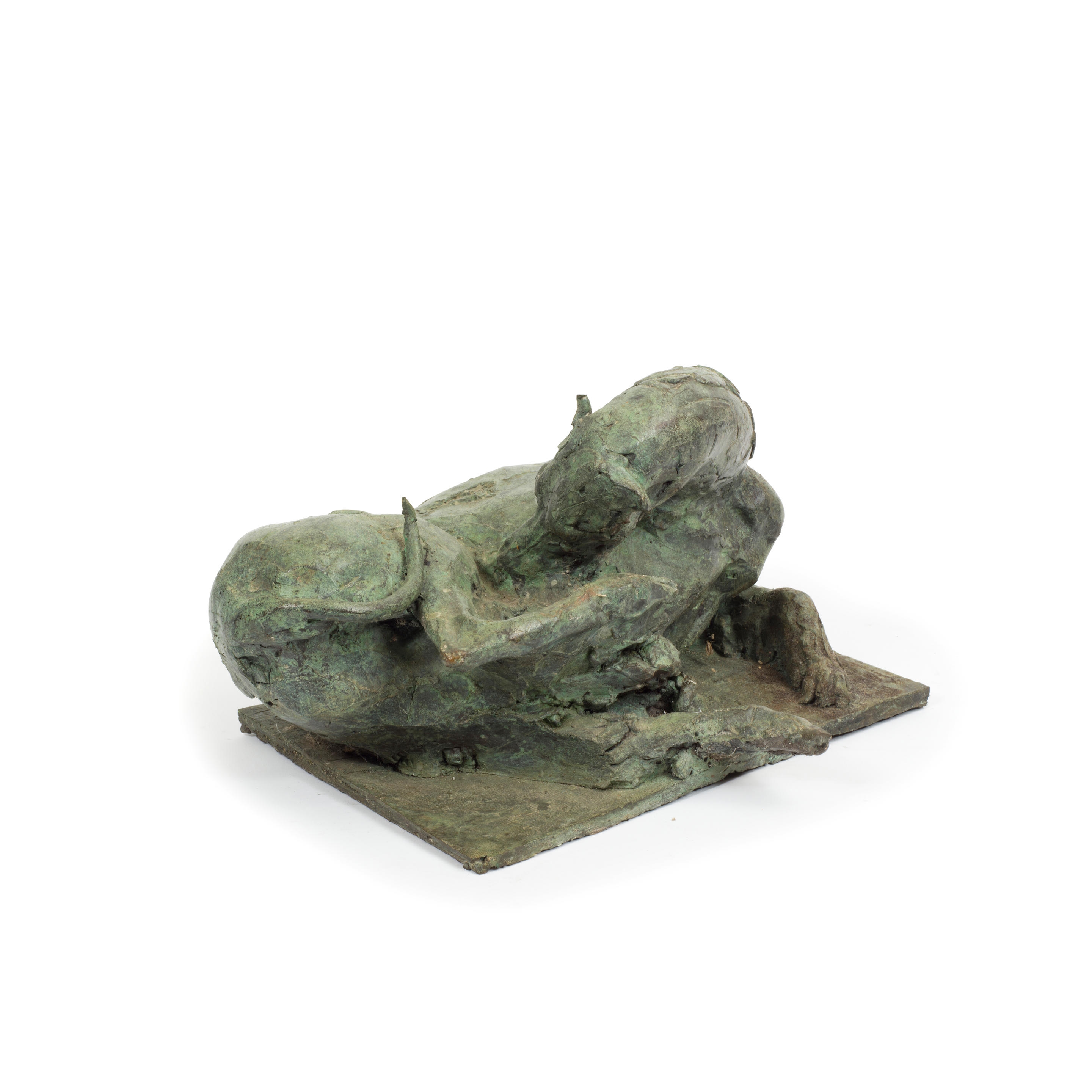 Brian Taylor | Model of a recumbent greyhound | MutualArt