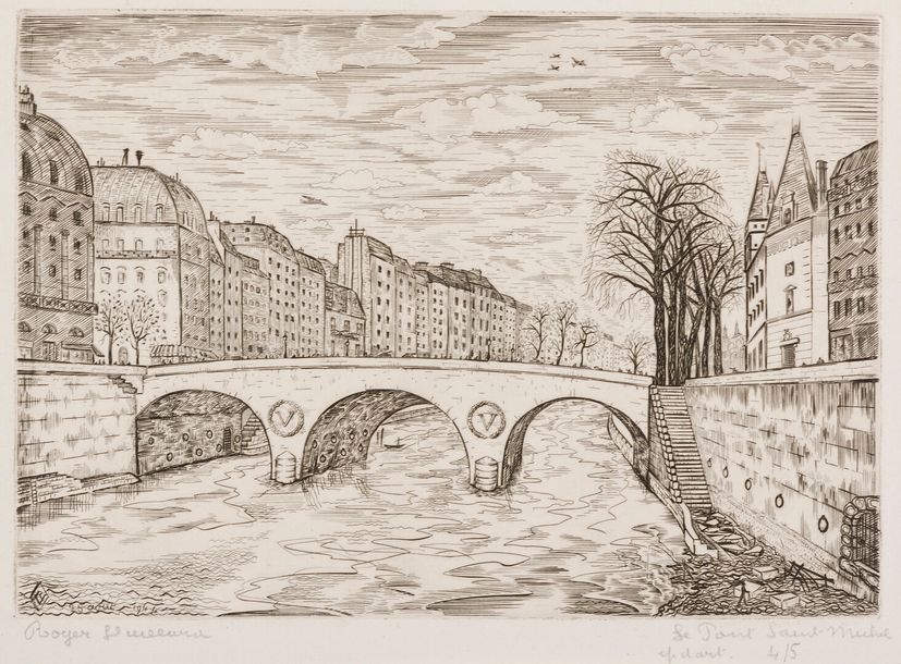 Roger Vieillard | Roger Vieillard (1907-1989) : Saint-Michel... - Lot ...