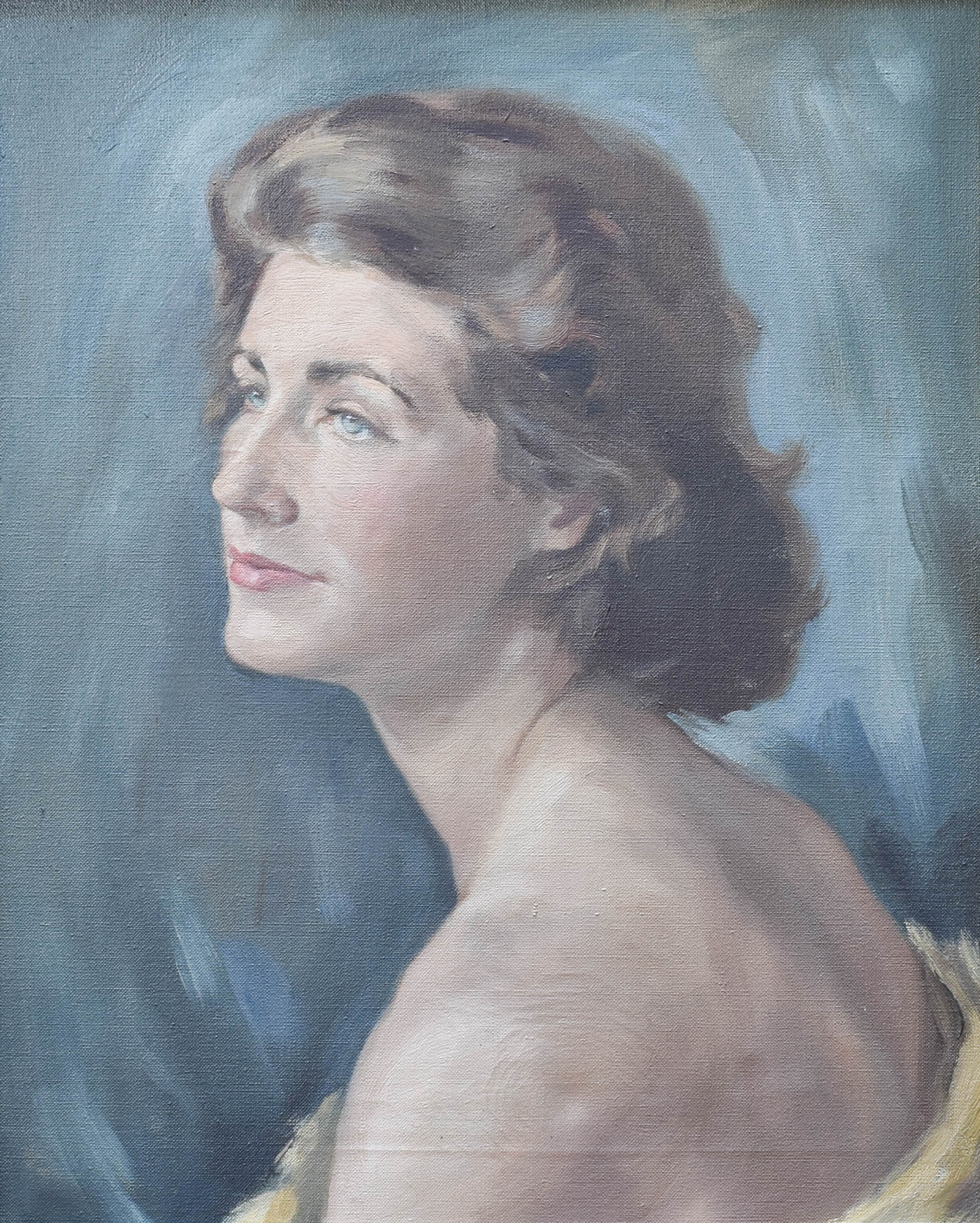 Bardy Crewdson | Head and shoulders portrait of an elegant lady in a ...