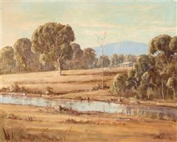 John Barry Haslam | Hunter Valley Landscape (1980) | MutualArt