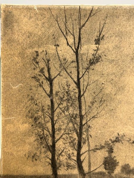 Auguste Allonge | Auguste ALLONGE (1833-1898) Four charcoals... - Lot ...