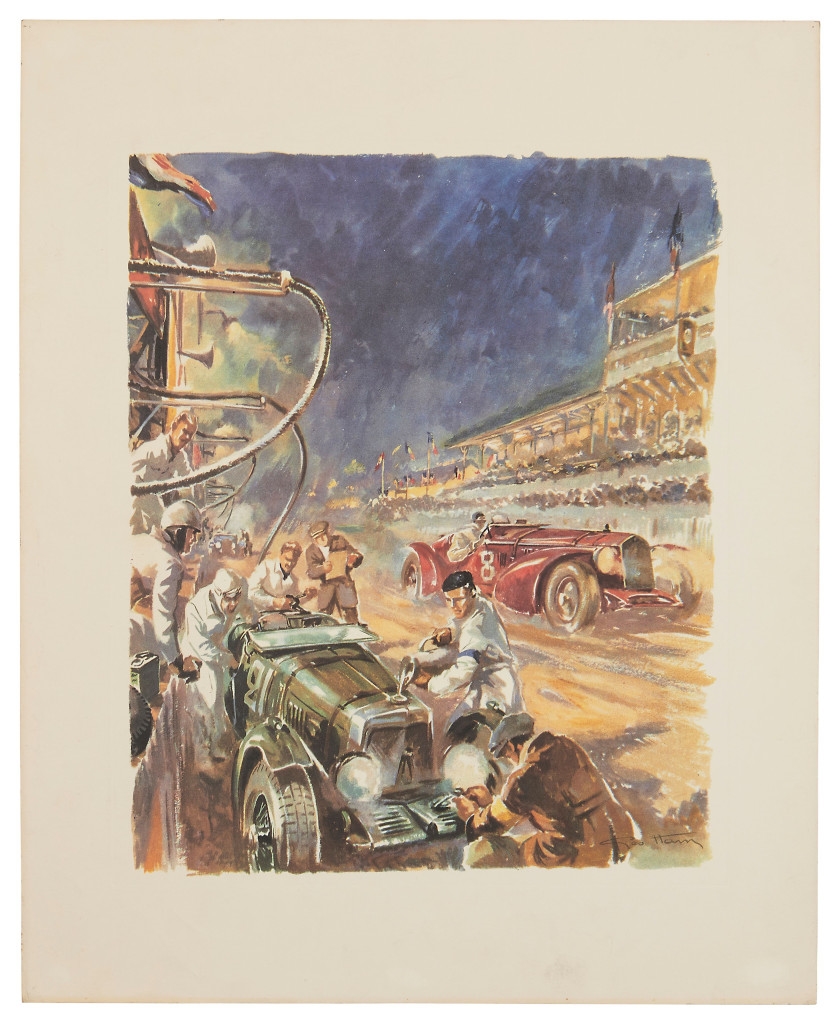 Géo‏ Ham | Les 24 Heures du Mans la Nuit (1932) | MutualArt