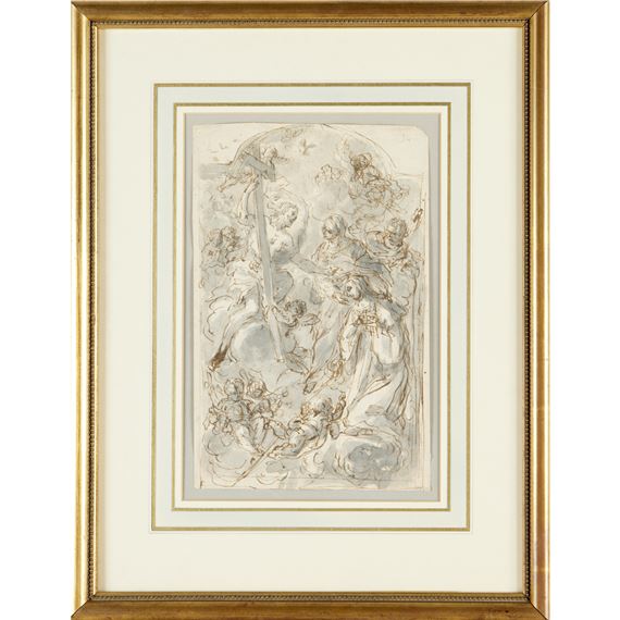 Old Masters School 18th Century | Christ and Disciples in Heaven ...