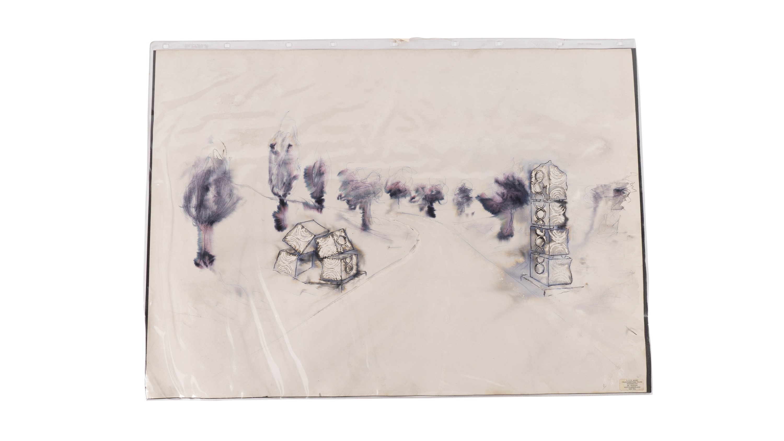 Gilbert Ward | Conceptual designs for sculptures, | MutualArt