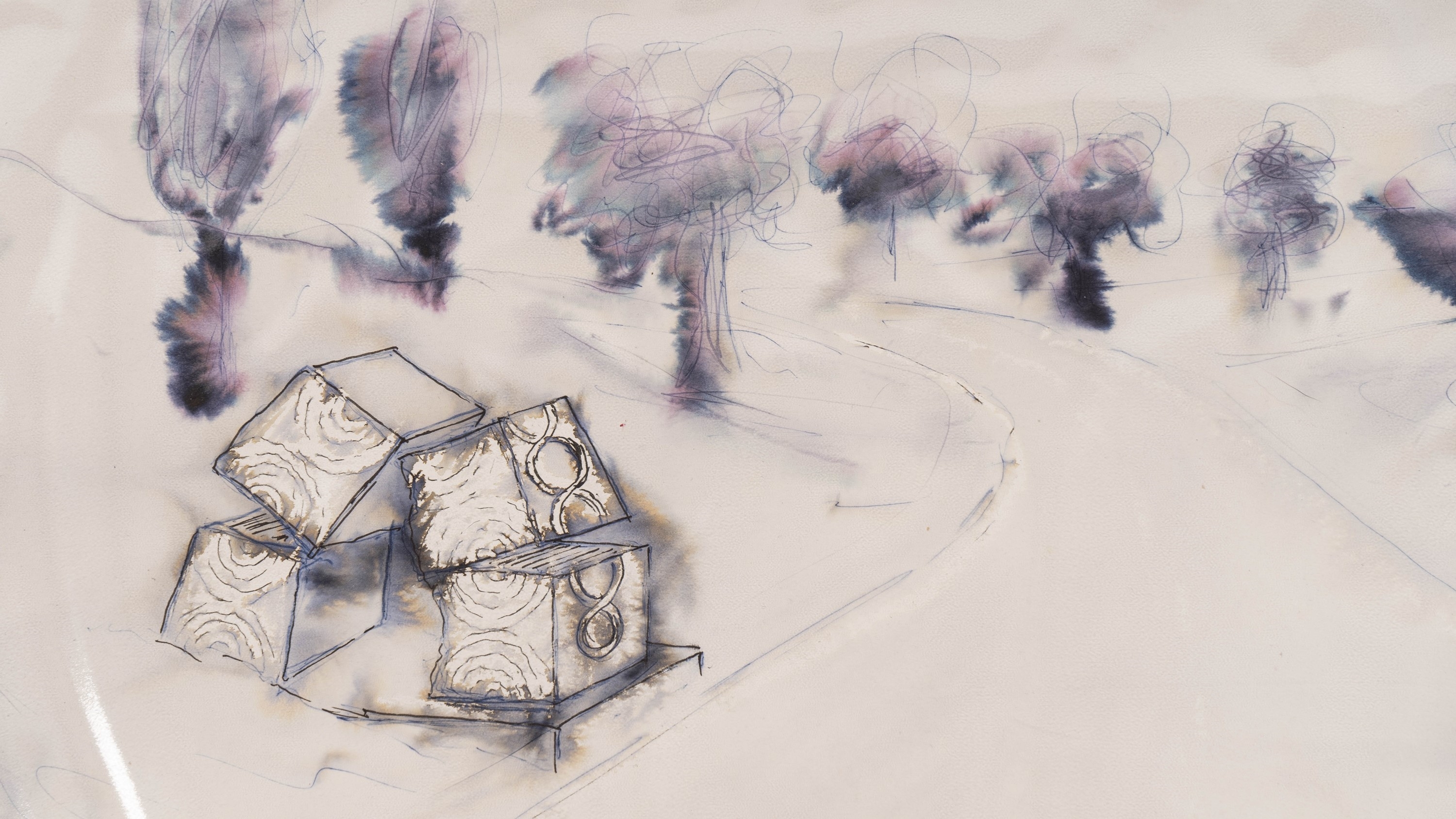Gilbert Ward | Conceptual designs for sculptures, | MutualArt