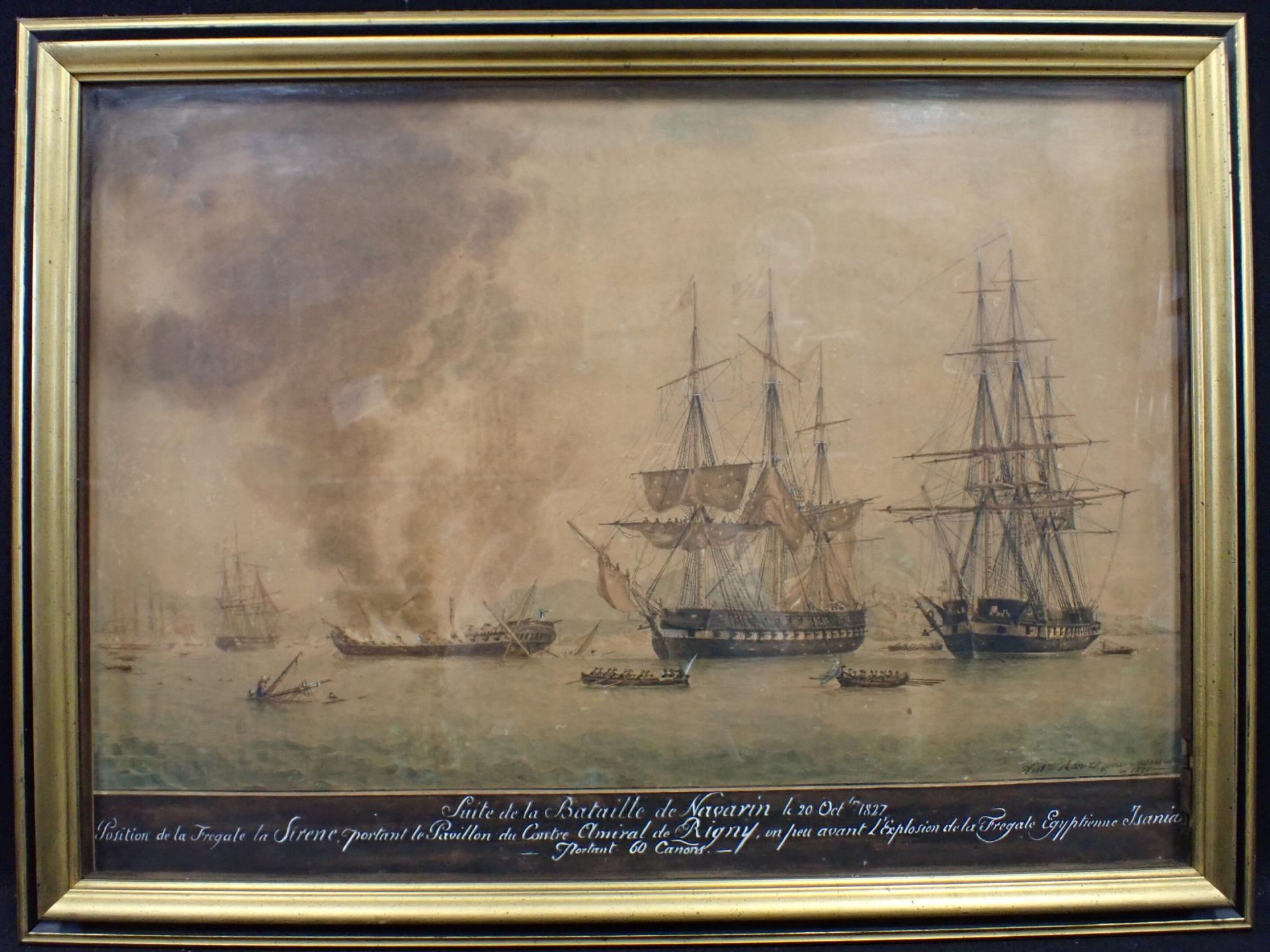 Antoine Roux | . Suite de la bataille de Navarin le 20 Octobre 1827 ...