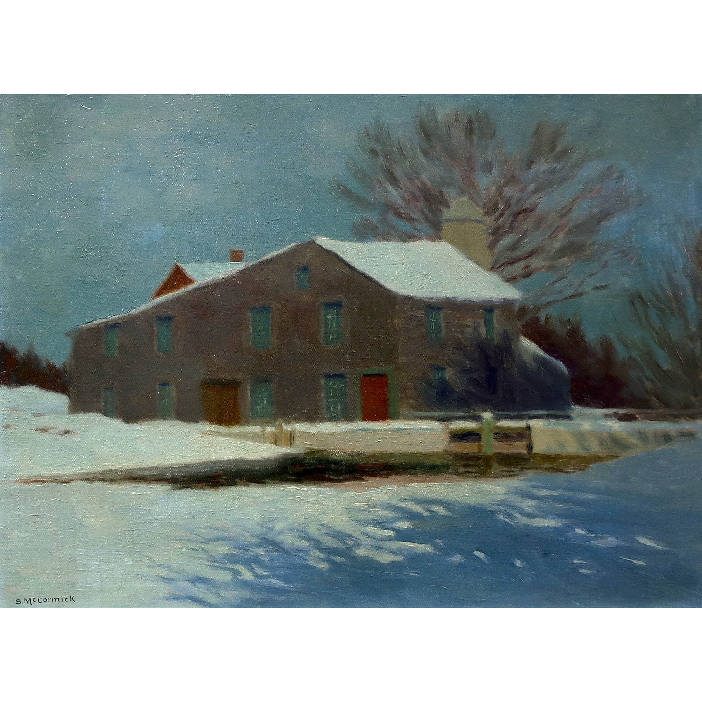 Stuart McCormick | OLD MILL BY MOONLIGHT - LOCHIEL, GLENGARRY (1947 ...