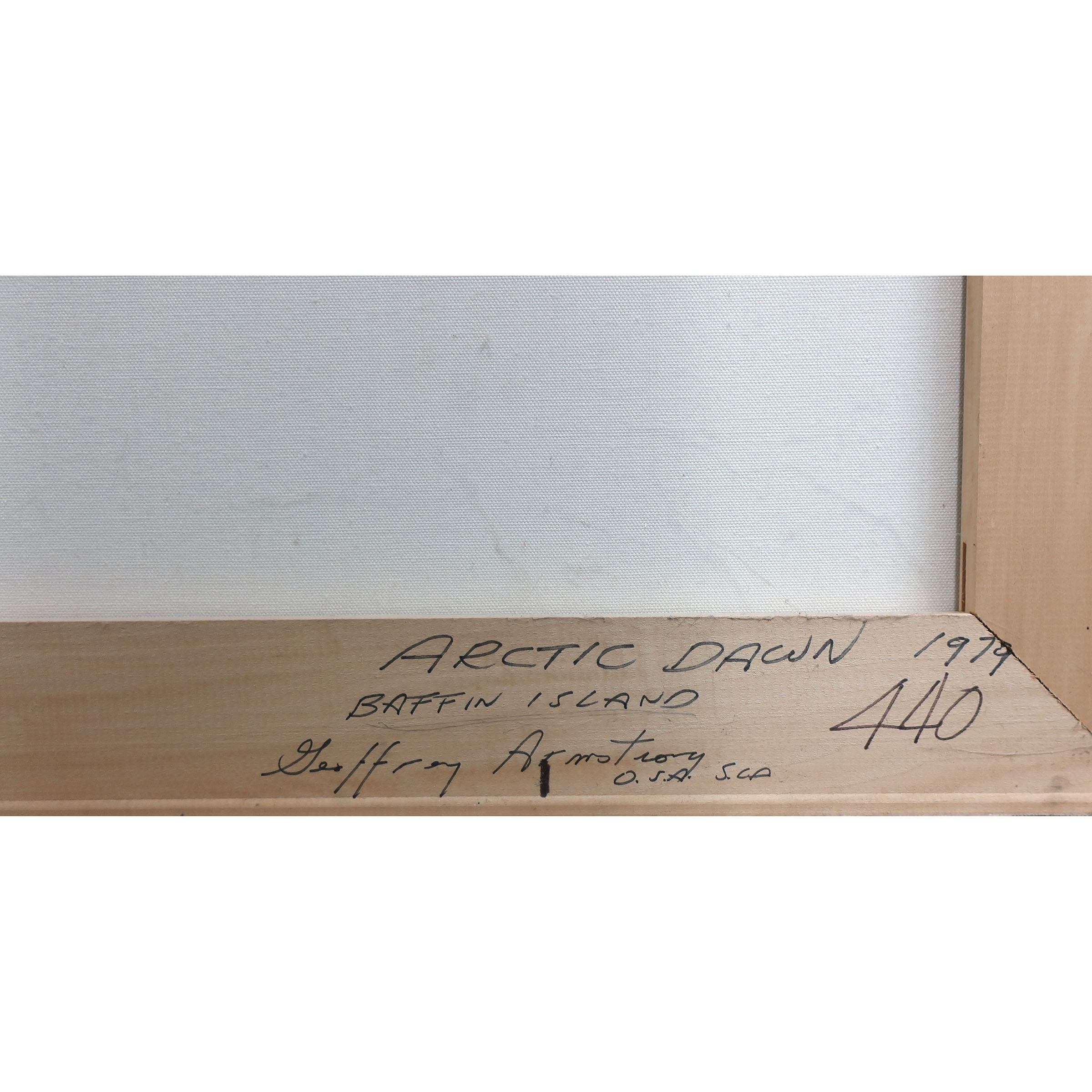 Geoffrey David Armstrong | ARCTIC DAWN - BAFFIN ISLAND (1979) | MutualArt